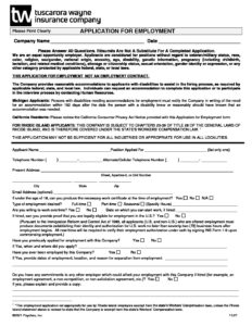 TW fillable application (2) | Tuscarora Wayne Insurance Company